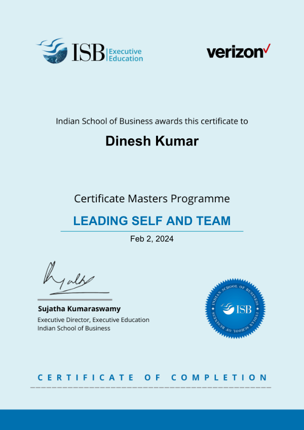 Dinesh kumar senthil kumar - Infosys | LinkedIn