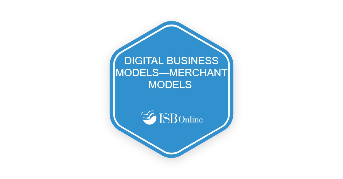 Digital Business Modelsâ%C2%80%C2%94Merchant Models -Business Model ...